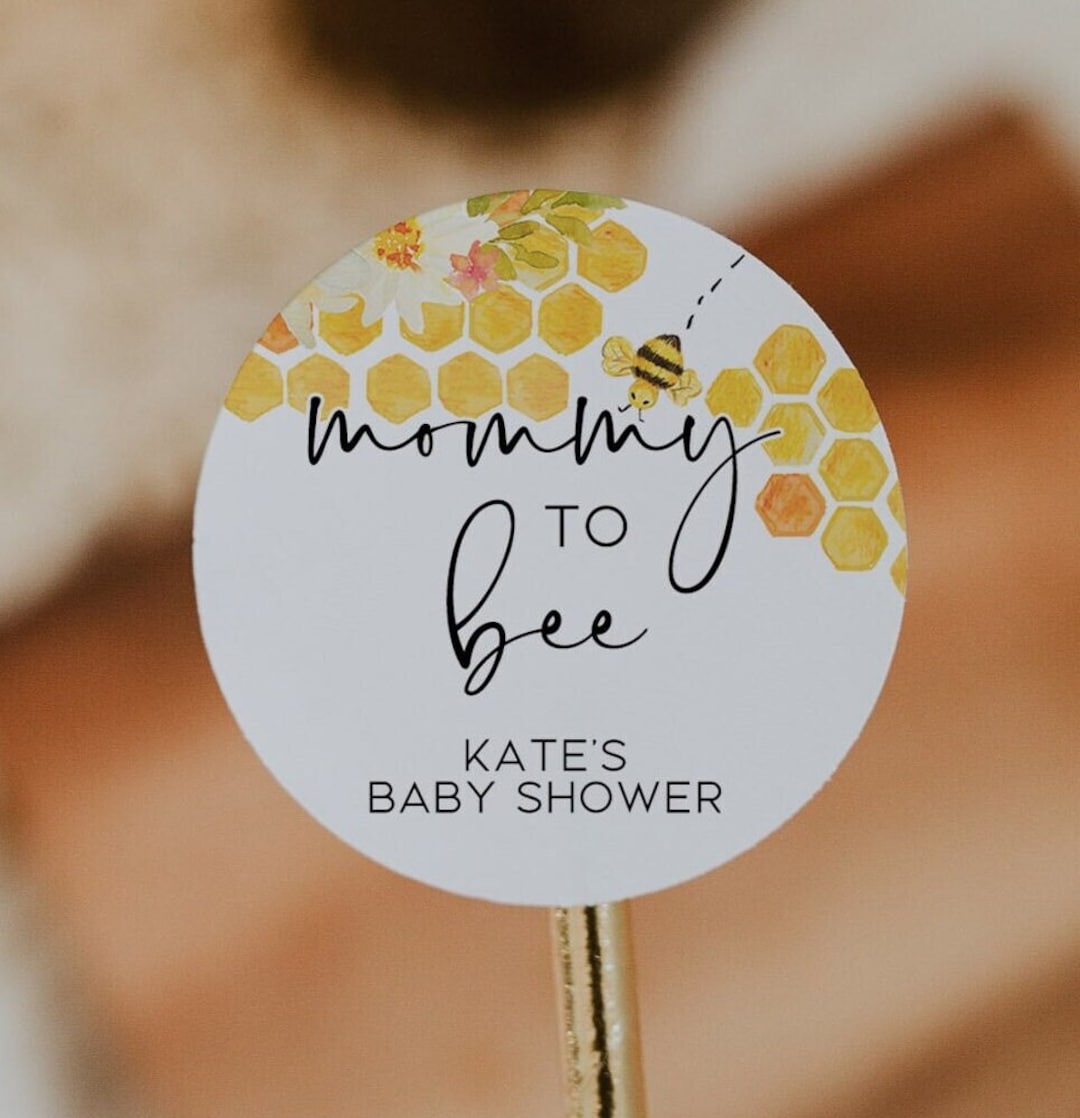 Mommy to Bee Baby Shower Favor Labels: Honey Bee Stickers - Etsy