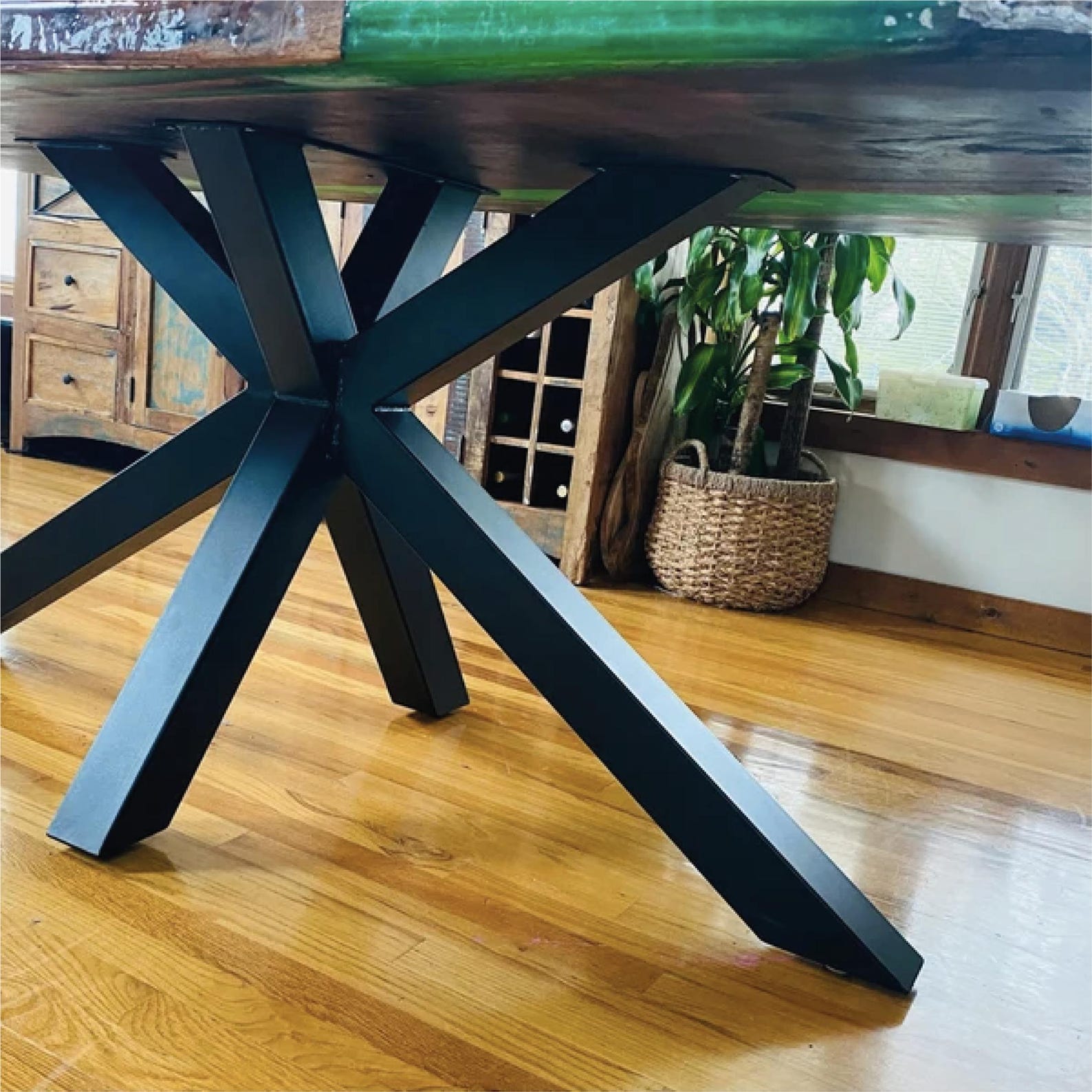 Spider Leg Dining Table Base/ Industrial Table Base / Large Table Base ...