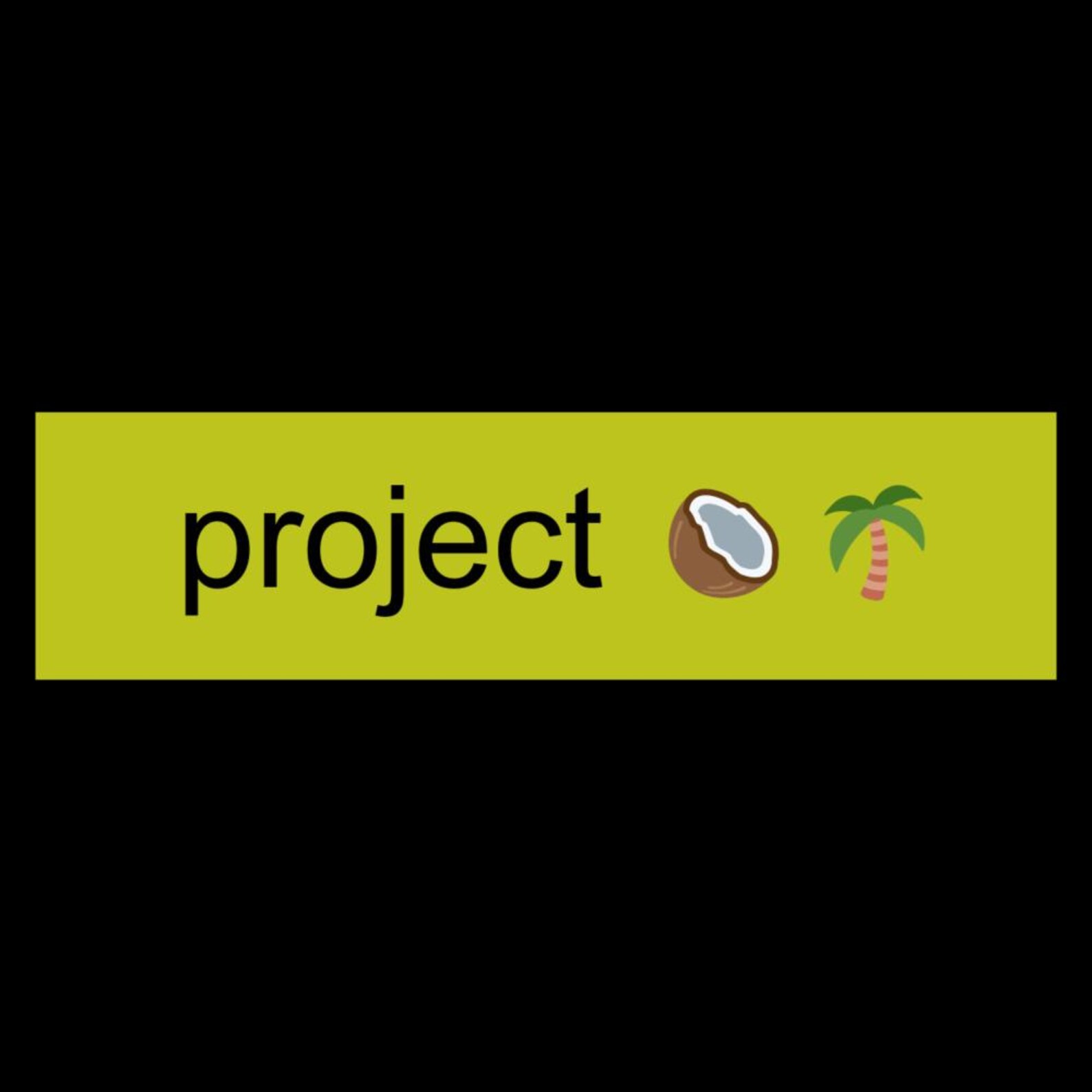 Project Coconut Tree Bumper Sticker - Etsy