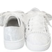Fancy White Low Top Sneaker With Lace and Pearls - Etsy