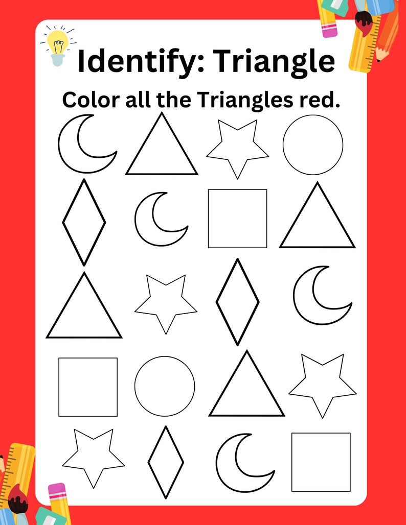 Shapes Coloring Pages, Printable Shapes Coloring Pages, Coloring Pages ...