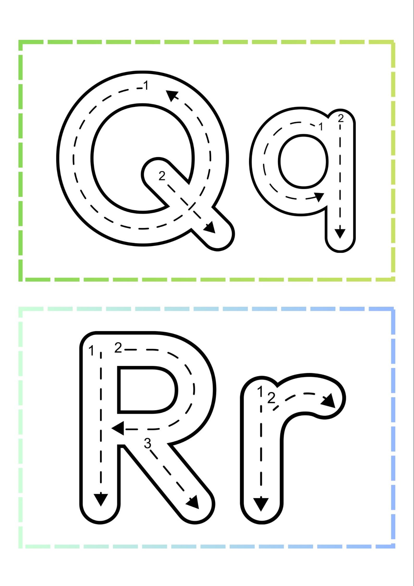 Alphabet Tracing Worksheets | A-Z Handwriting Practice (digital ...