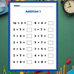 Math Worksheets Printable Addition and Subtraction Worksheets Back to ...