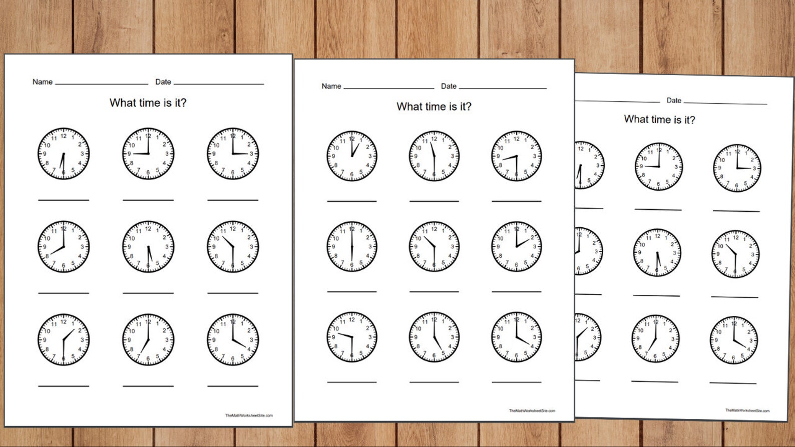 15 Printable Learning to Tell Time Worksheets. Kindergarten-1st Grade ...