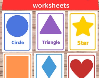 Preschool Shape Tracing, Basic Shape Tracing, Shape Tracing Worksheets ...