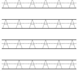 Uppercase Lowercase Alphabet Tracing Worksheets | 55 Printable ...