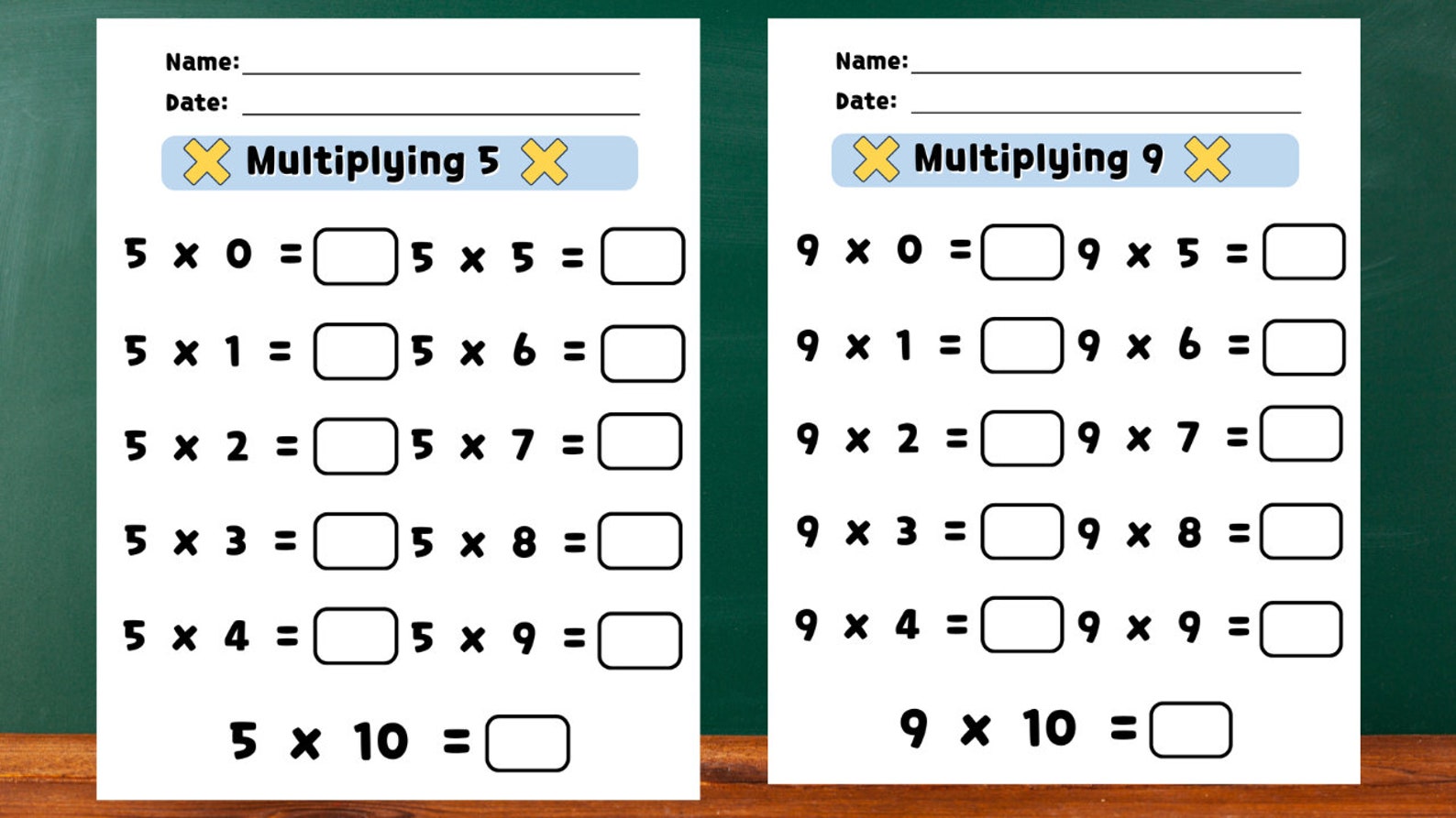 Math Worksheets 10 Printable Multiplication Practice Worksheets for ...