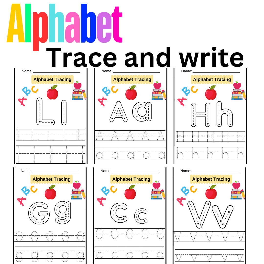 Handwriting Practice Sheets for Kids, Letter Formation Practice ...