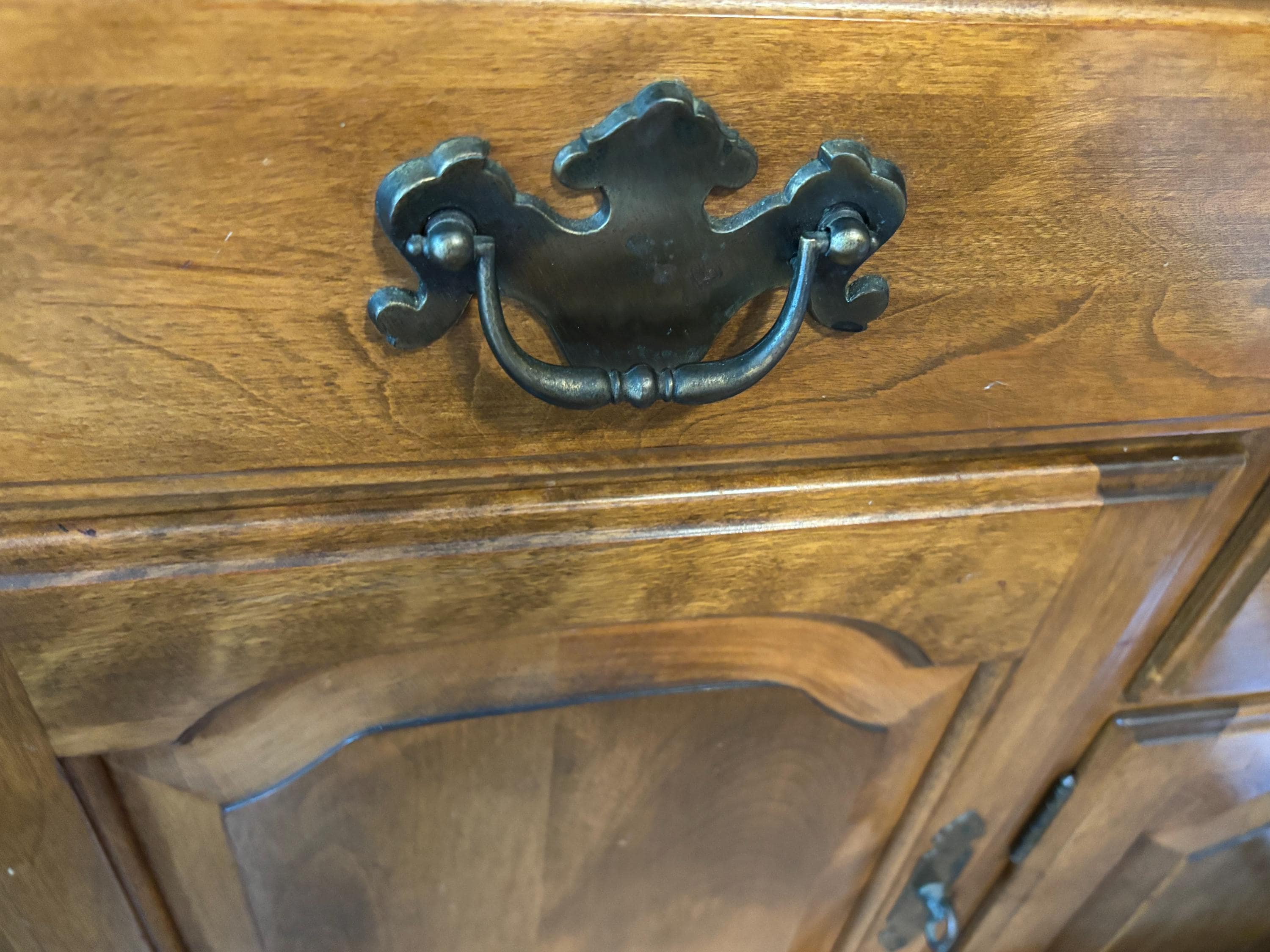 Ethan Allen Heirloom Maple Colonial Early American Buffet/hutch - Etsy