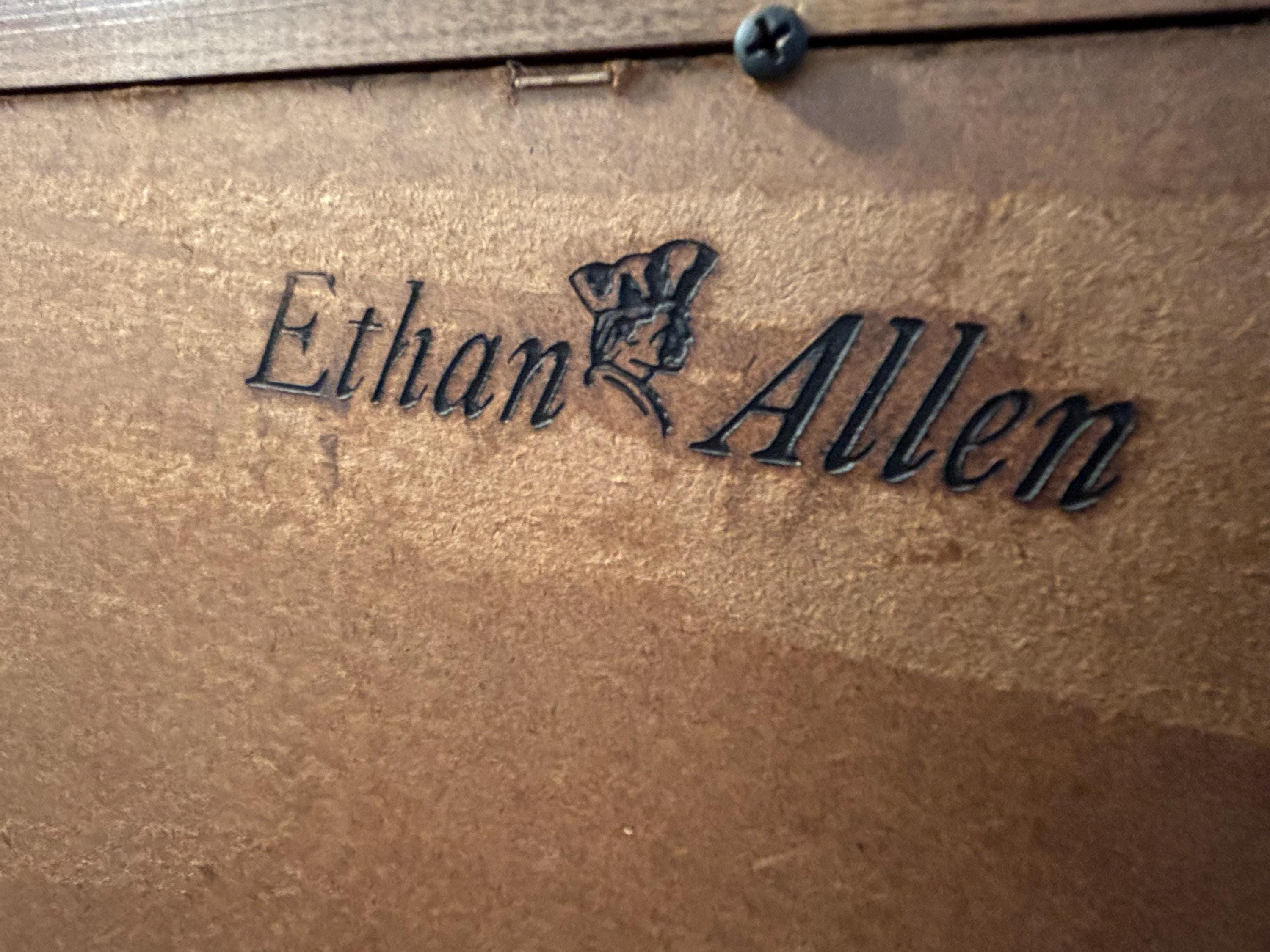 Ethan Allen Heirloom Maple Colonial Early American Buffet/hutch - Etsy