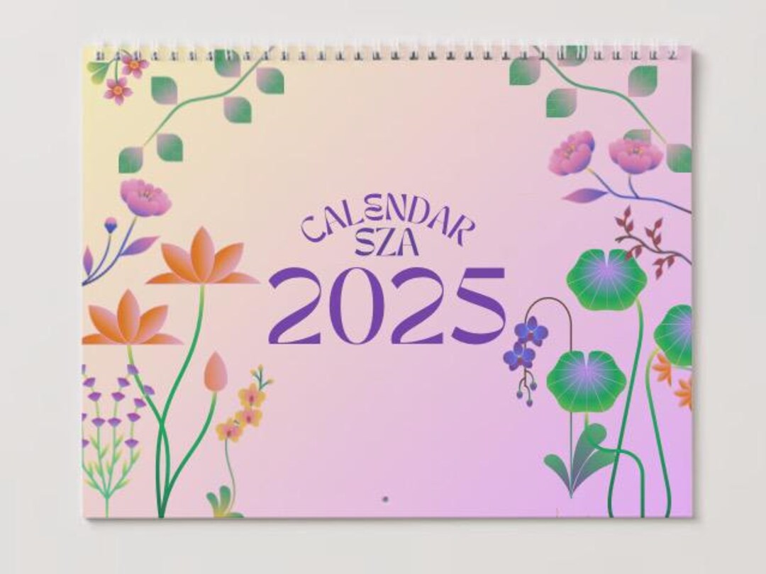 2025 SZA Photo Calendar Limited Edition R&B Art Wall Calendar Perfect ...