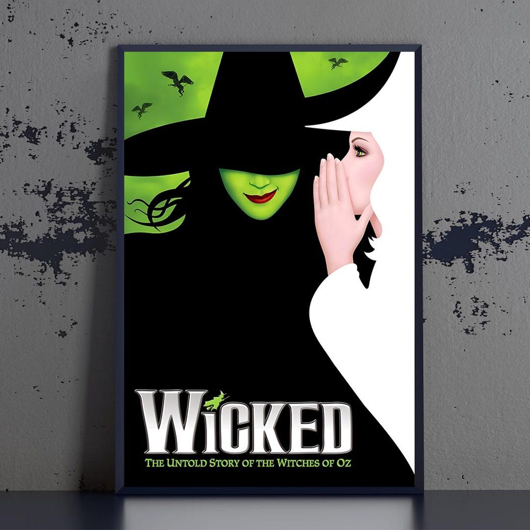 Classic Retro Wicked Movie Poster Quality Canvas Print Custom Poster ...