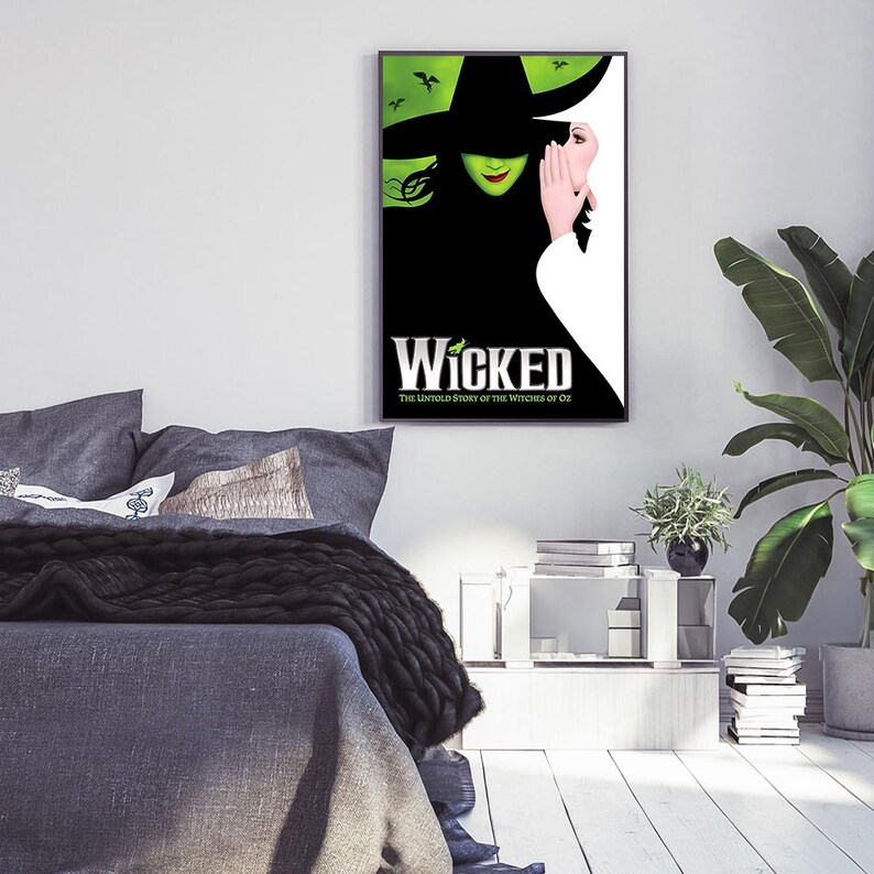 Classic Retro Wicked Movie Poster Quality Canvas Print Custom Poster ...