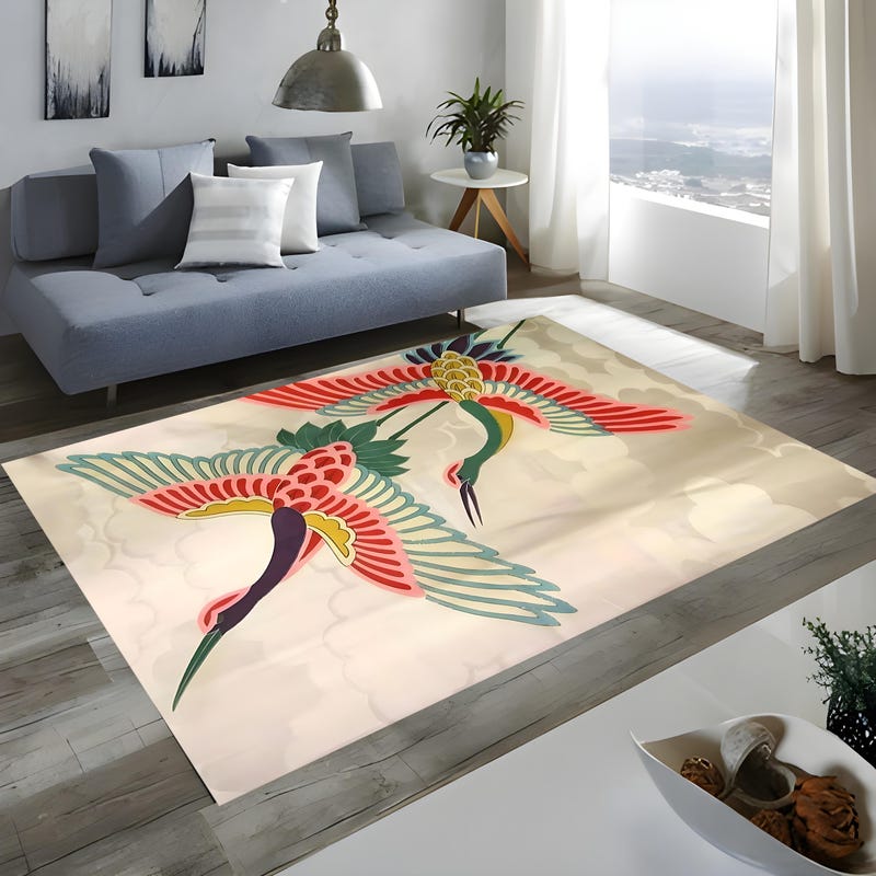 Japanese Style Rugs - Etsy