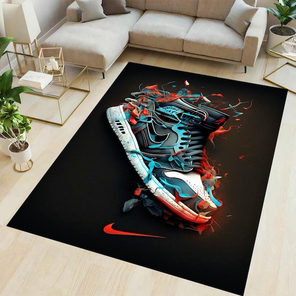 Nike Rug for Bedroom - Etsy