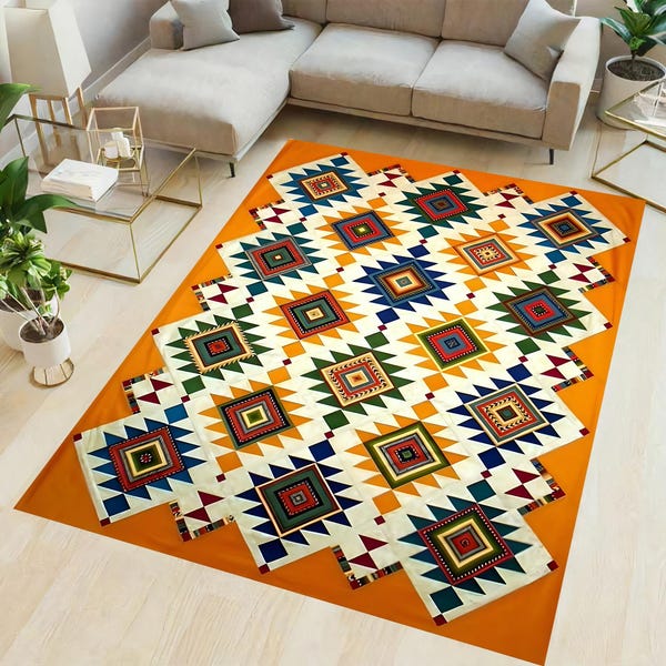 Ethnic Rug - Etsy