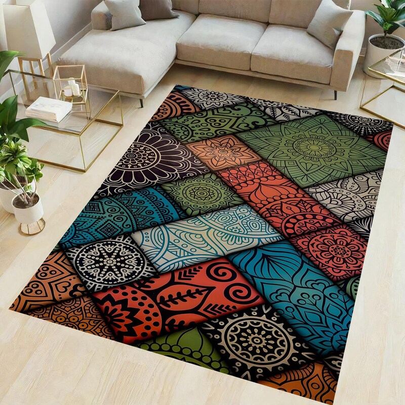 Mandala Carpets - Etsy