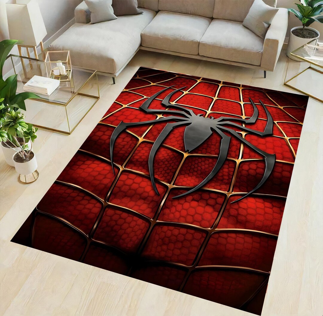 Spiderman Rug,superhero Decor,spiderman Costume,tobey Spiderman Decor ...