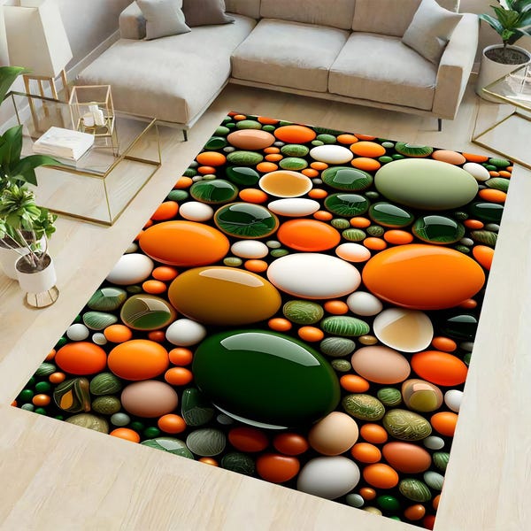 Pebble Rug - Etsy UK