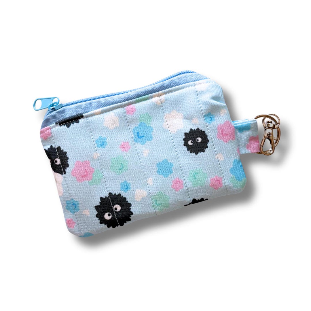 Soot Sprite Mini Zipper Pouch, Anime Zipper Pouch, Mini Wallet, Coin ...