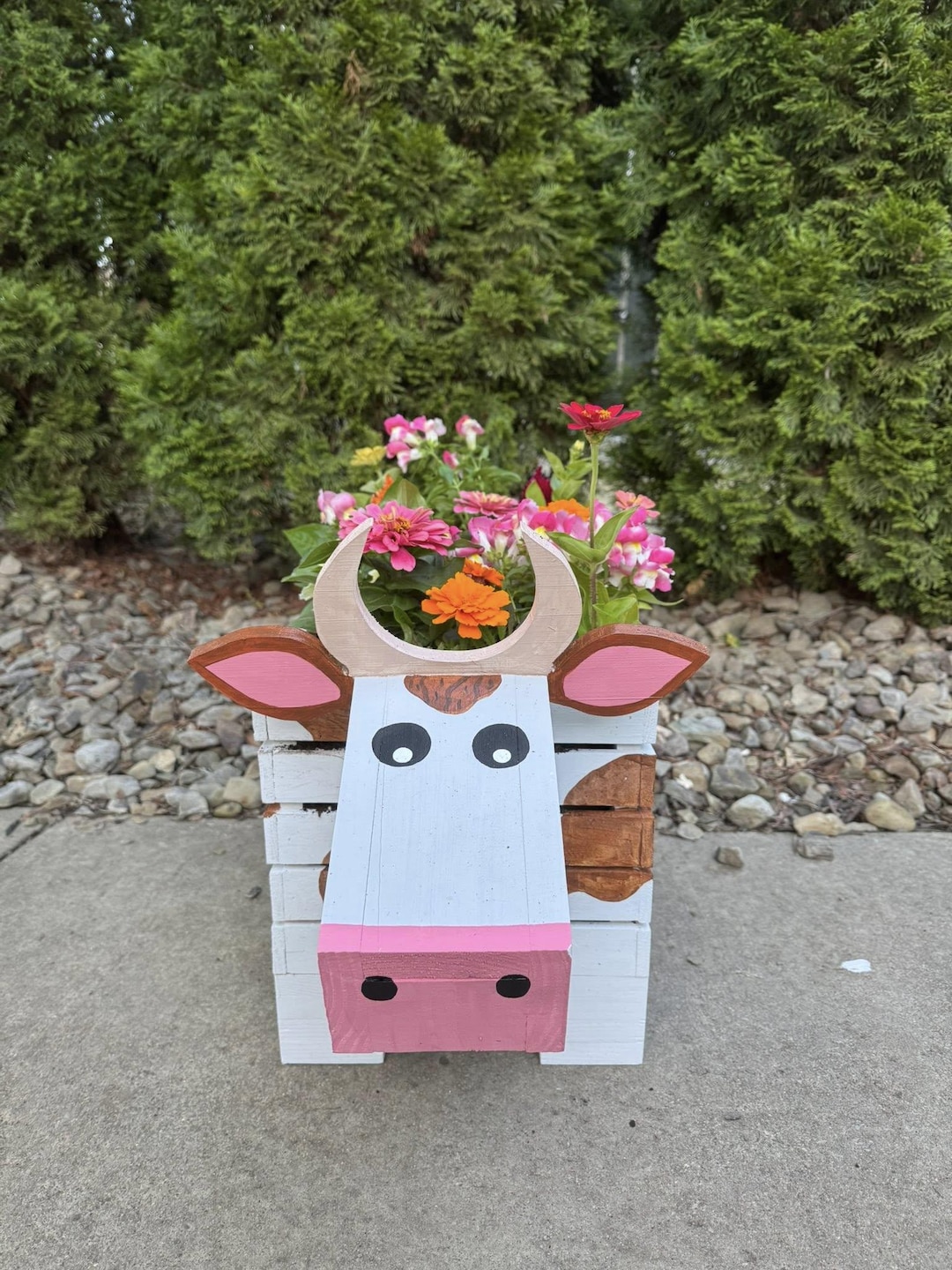 Outdoor Cow Planter Box Directions - Etsy