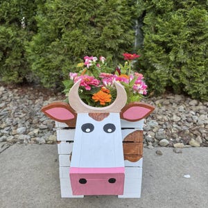 Outdoor Cow Planter Box Directions - Etsy