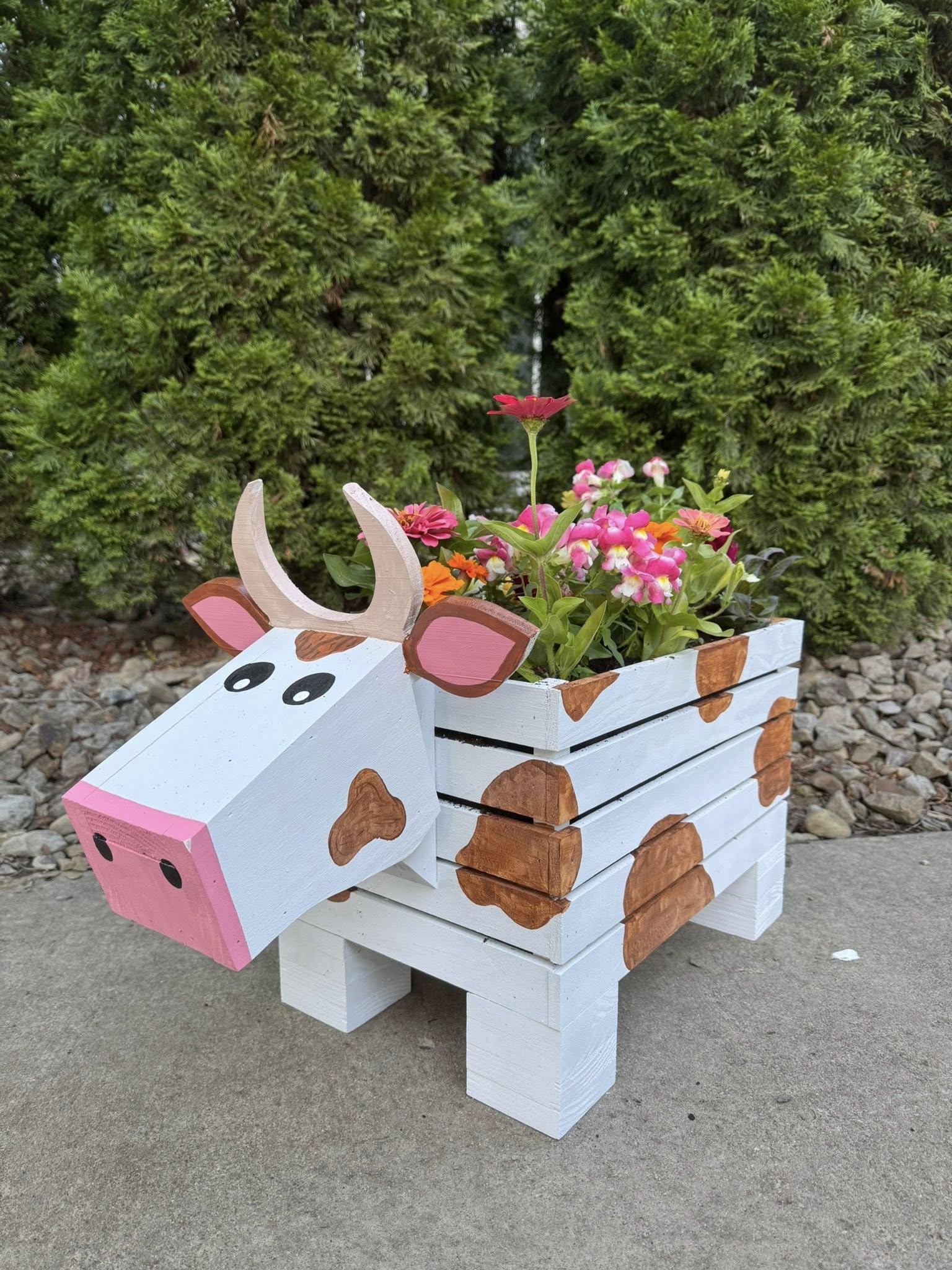 Outdoor Cow Planter Box Directions - Etsy