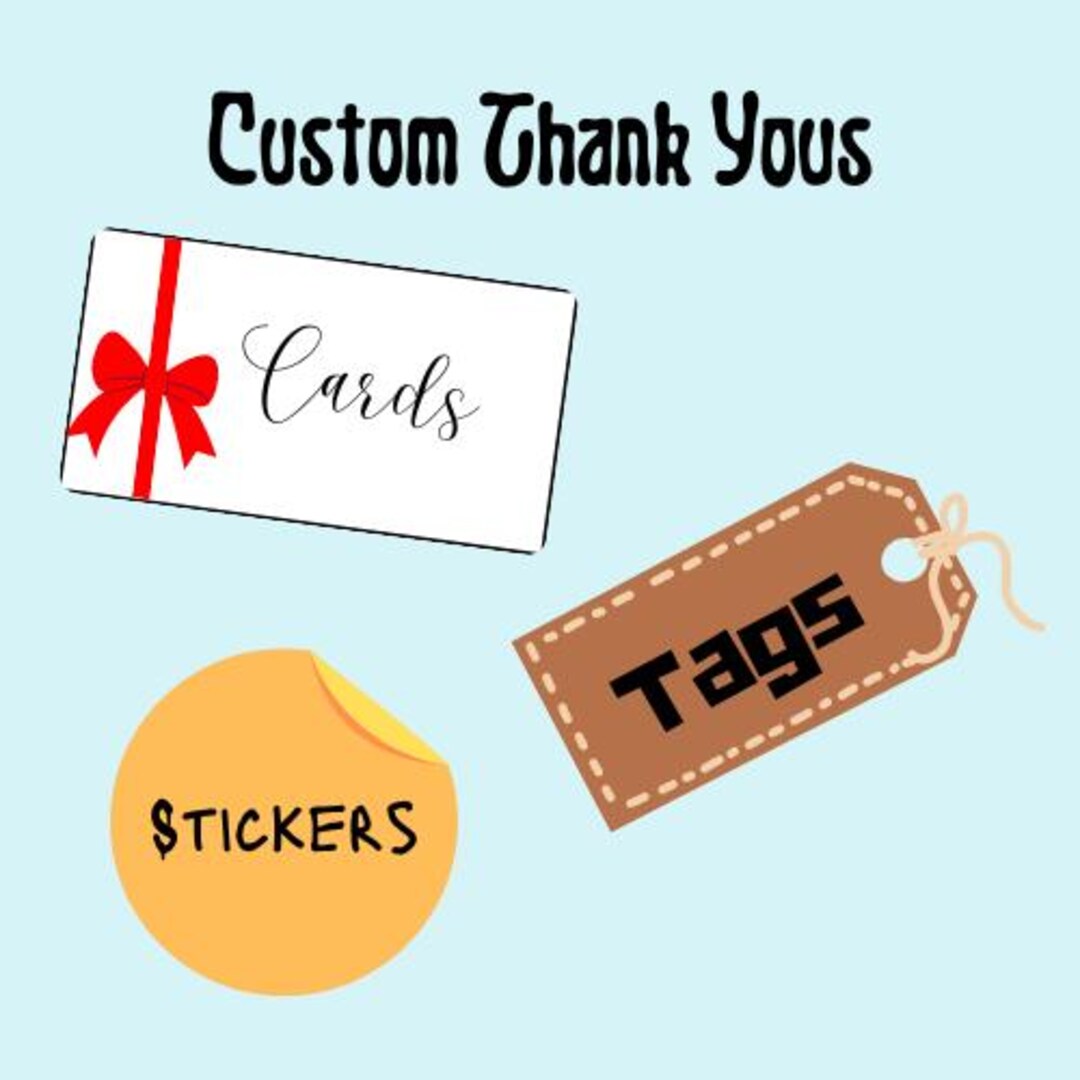 Custom Thank You's - Etsy