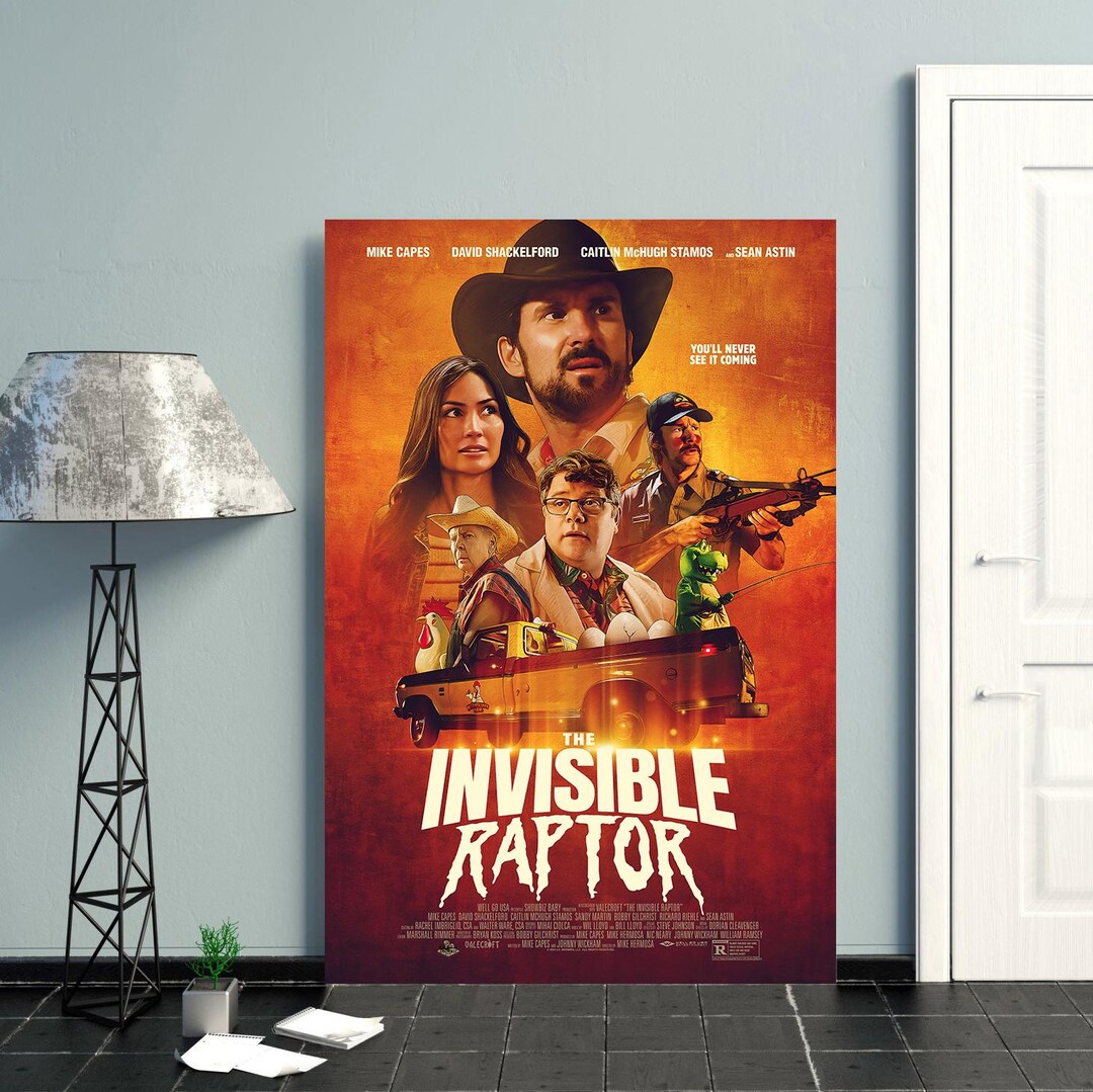 The Invisible Raptor Movie Posters High Quality Printing Canvas ...