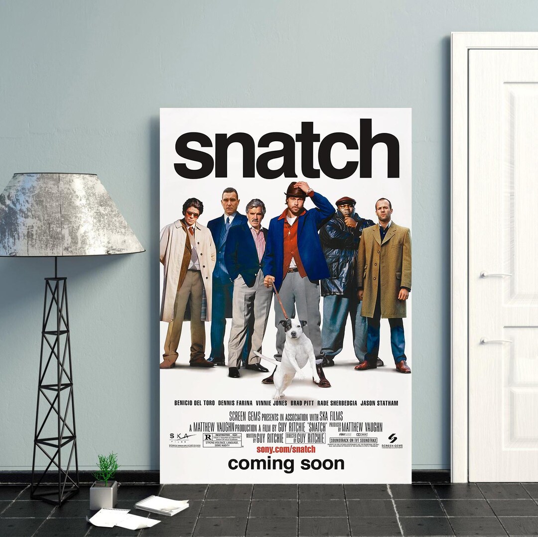 Snatch Movie Posters High Quality Printing Canvas Material Movie ...