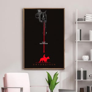 Unforgiven Movie Posters High Quality Printing Canvas Material Movie ...