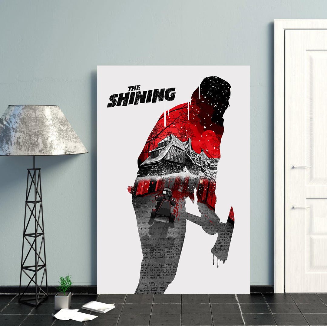 The Shining 1980 Movie Posters High Quality Printing Canvas Material ...