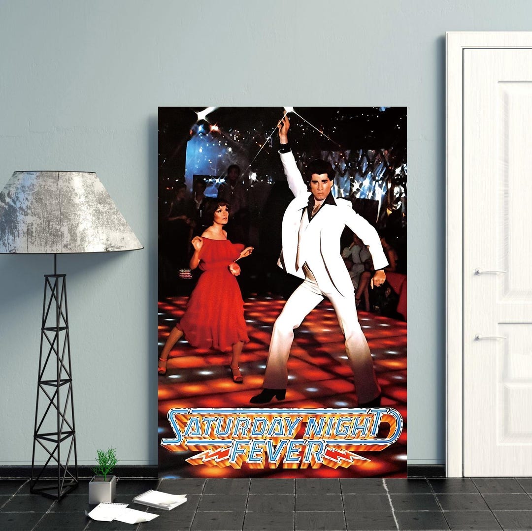 Saturday Night Fever Movie Posters High Quality Printing Canvas ...