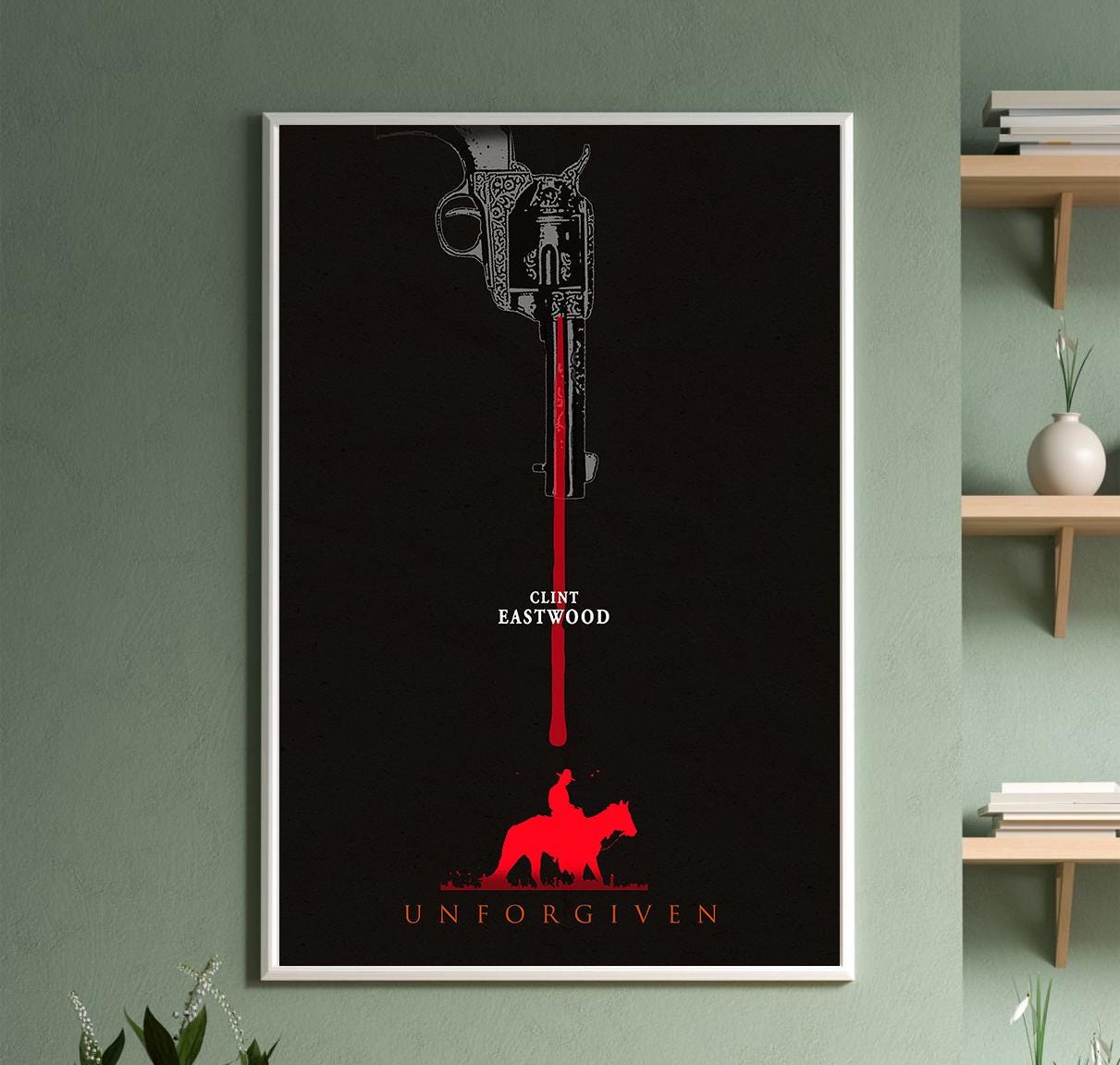 Unforgiven Movie Posters High Quality Printing Canvas Material Movie ...