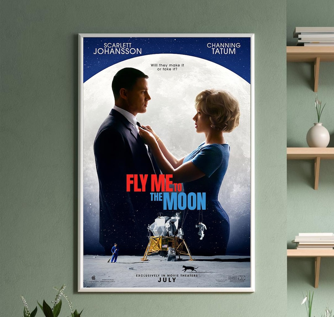 Fly Me to the Moon Movie Posters High Quality Printing Canvas Material ...