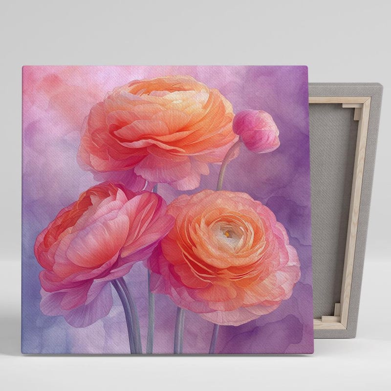 Ranunculus Art - Etsy