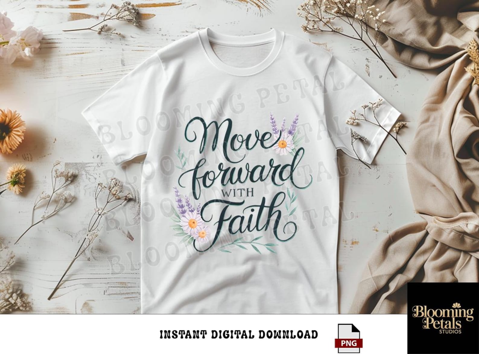 Move Forward With Faith, Sublimation Design Download, Inspirational Png ...