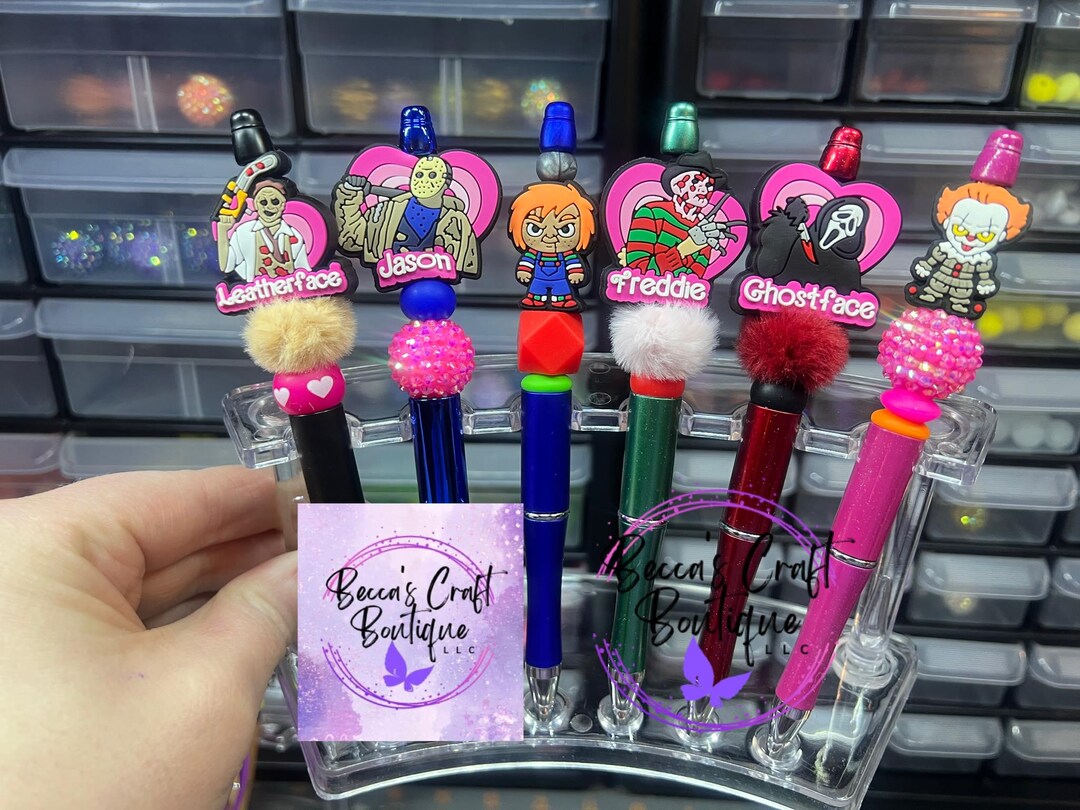 Horror Pens Michael Pennywise Freddie Beadable Pens - Etsy