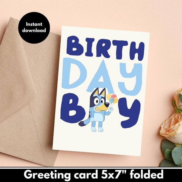 Bluey Birthday Printable - Etsy