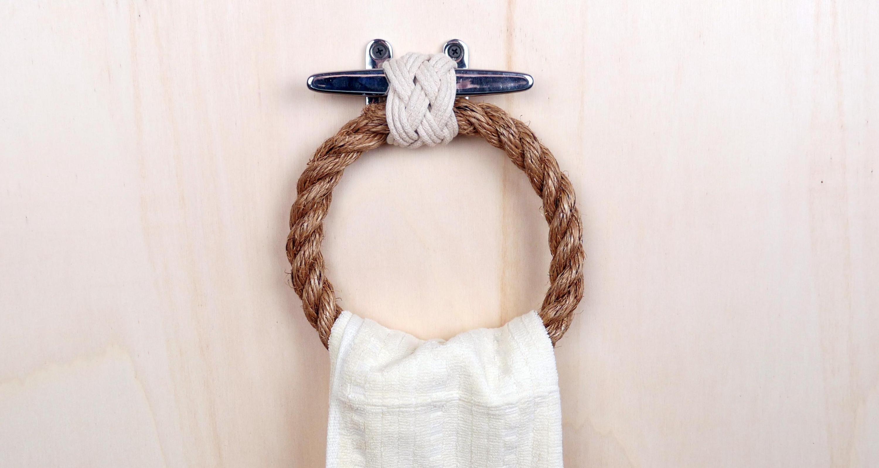 Rope Towel Holder - Etsy