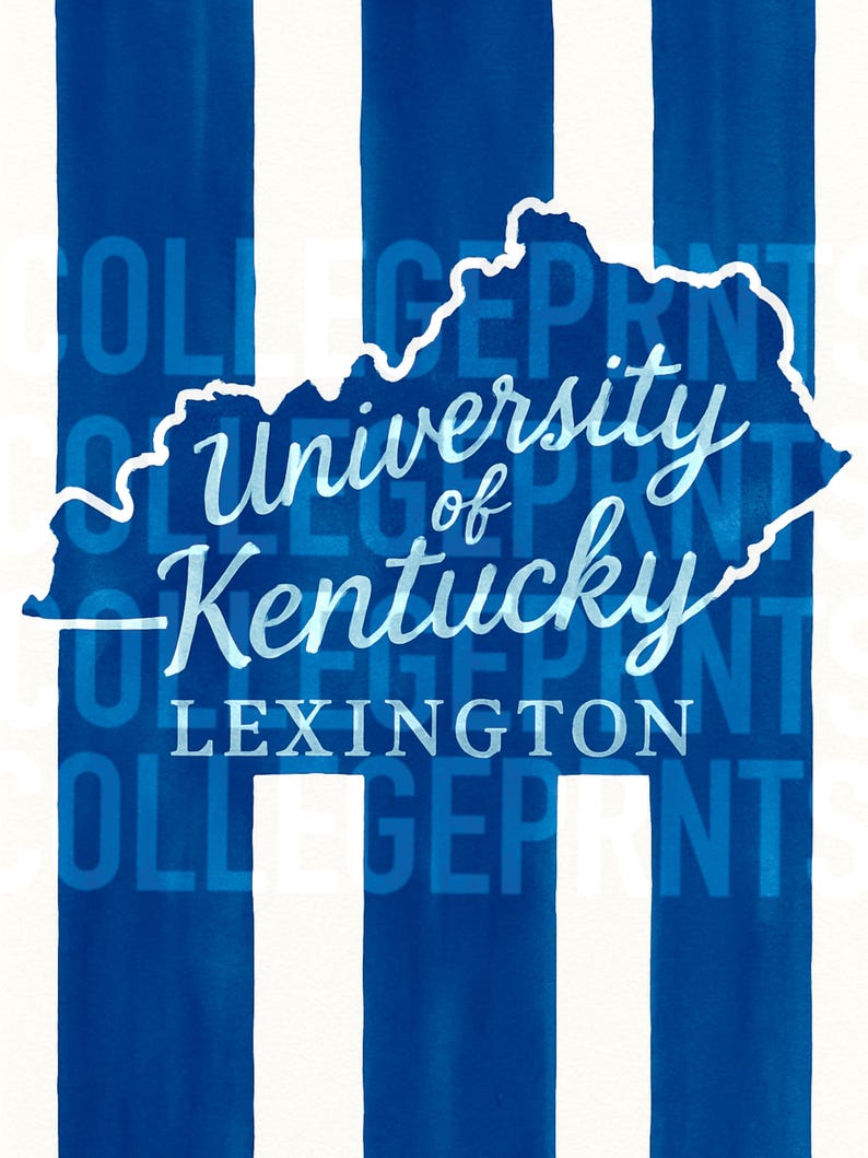 University of Kentucky Prints - Etsy