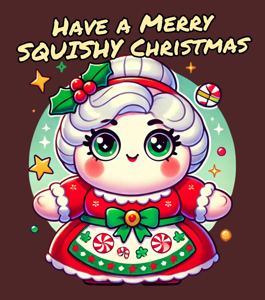 Mrs Claus Says Have a Merry Squishy Christmas Unisex Jersey Short ...
