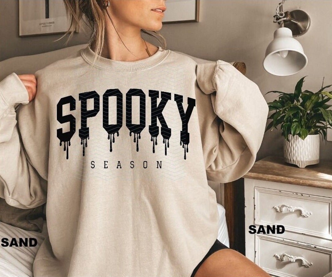 Halloween Spooky Season Sweatshirt, Womens Spooky Shirt, Men's Spooky ...