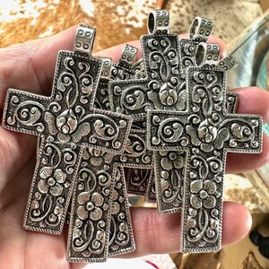 Silver Embellished Crosses - Etsy