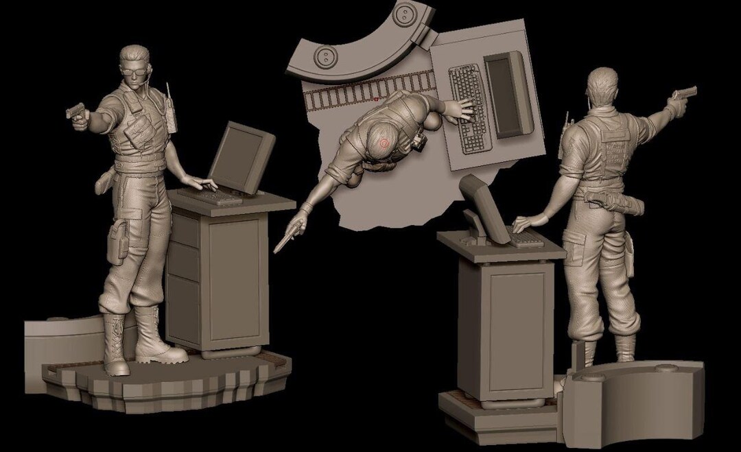 Resident Evil Statues - Etsy