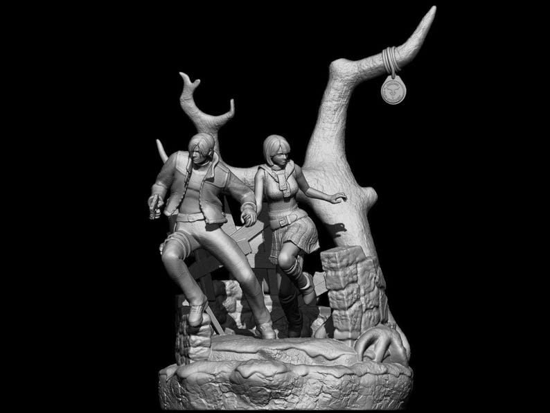 Resident Evil Statue - Etsy