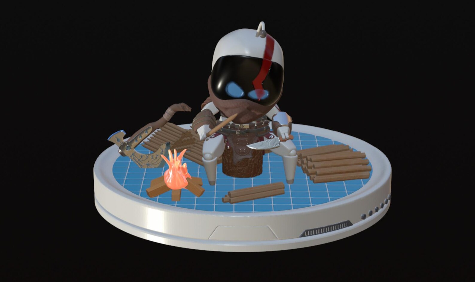 Astro Bot Statues - Etsy