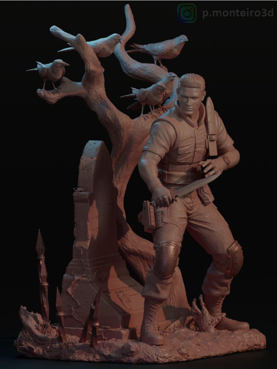 Resident Evil Statues - Etsy