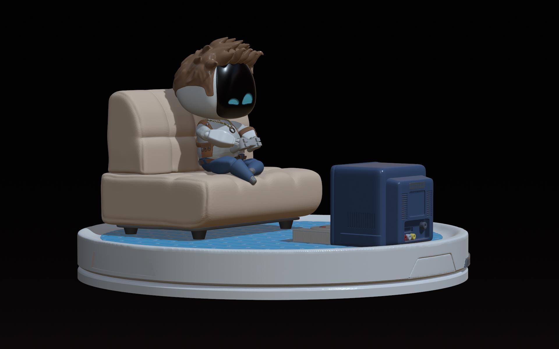 Astro Bot Statues - Etsy