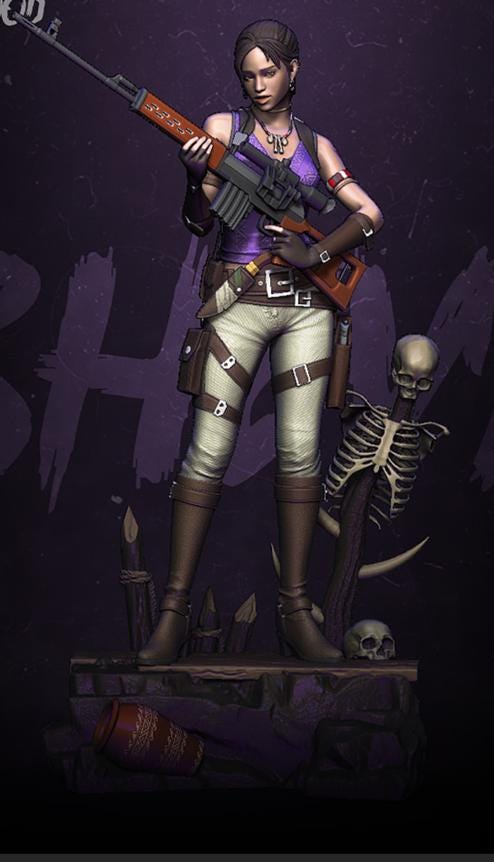 Resident Evil Statue - Etsy